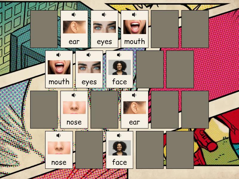Face parts () - Matching pairs
