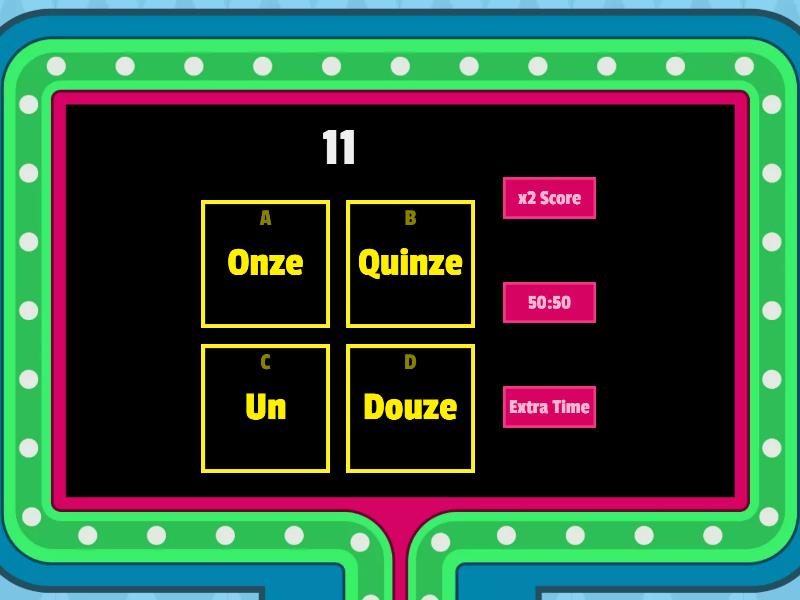 Les nombres entre 0 et 10 000 - Gameshow quiz