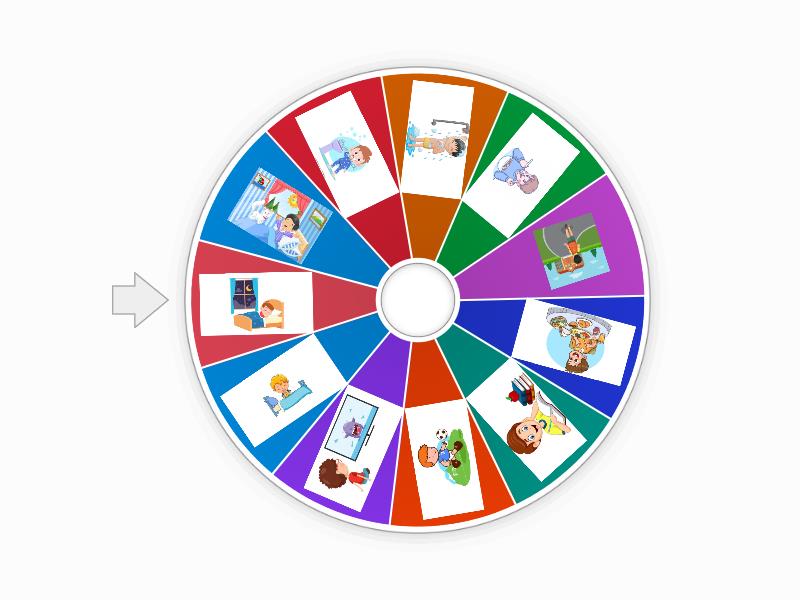 Daily Routines - Spin the wheel