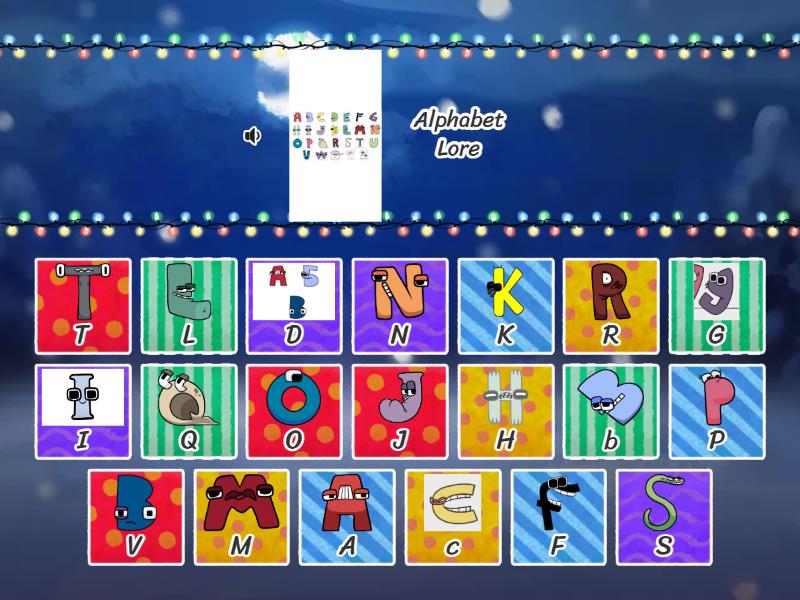 alphabet Lore : Games And Storys For Kids - Find the match