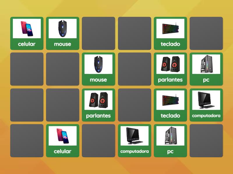 JUEGO DE COMPUTACION OCTAVO A - Matching pairs