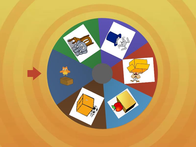 prepositions - Random wheel