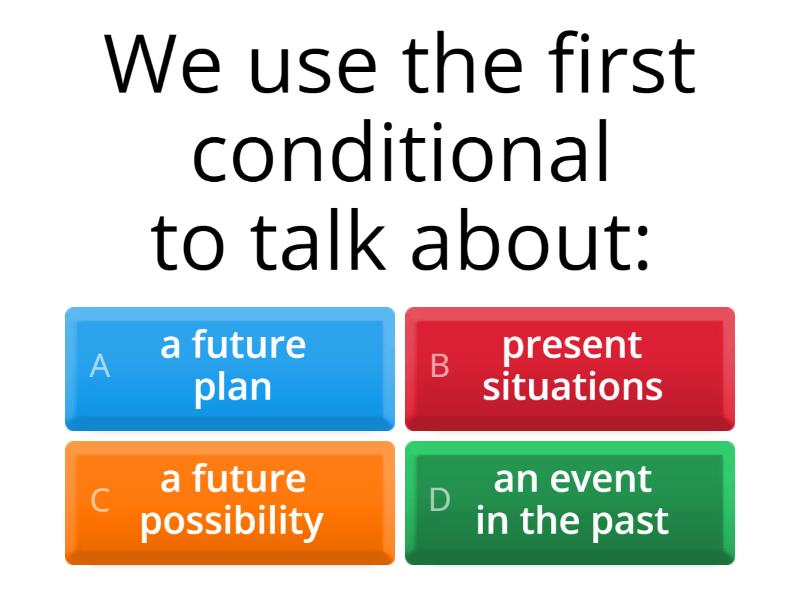 First Conditional - Review - Quiz