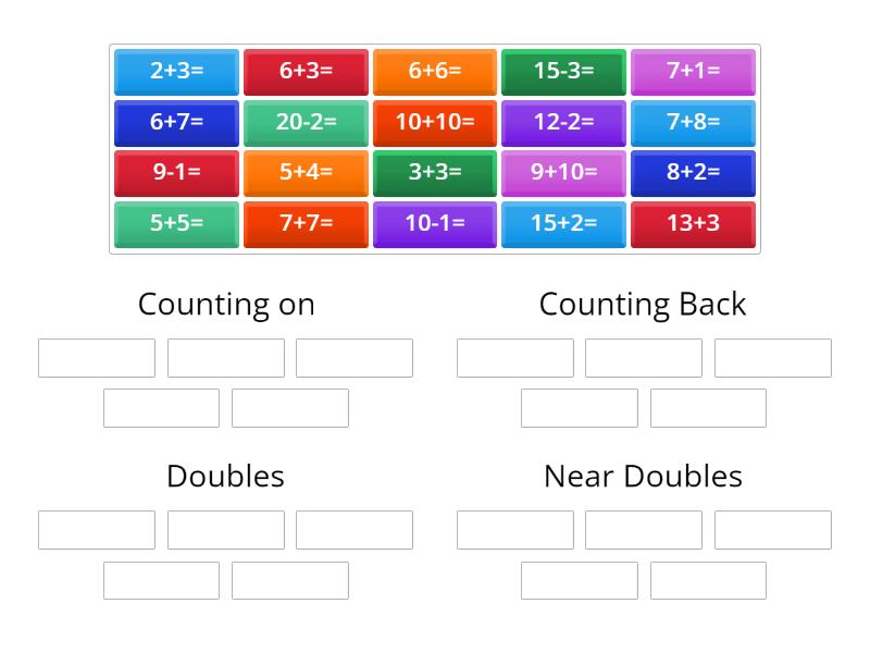 Math Strategy Sort - Group sort