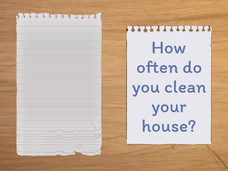 how often questions - Speaking cards