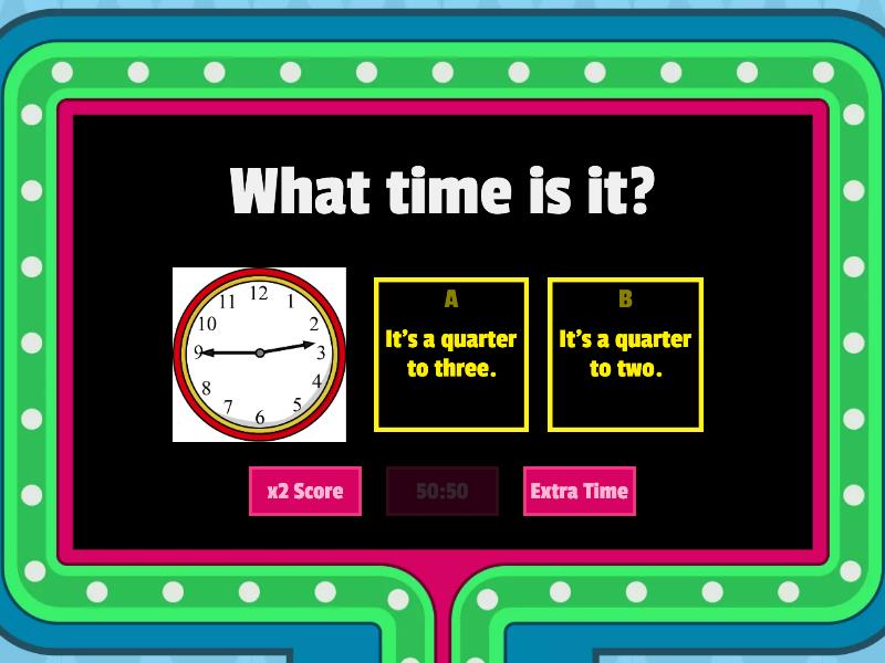 time - Gameshow quiz