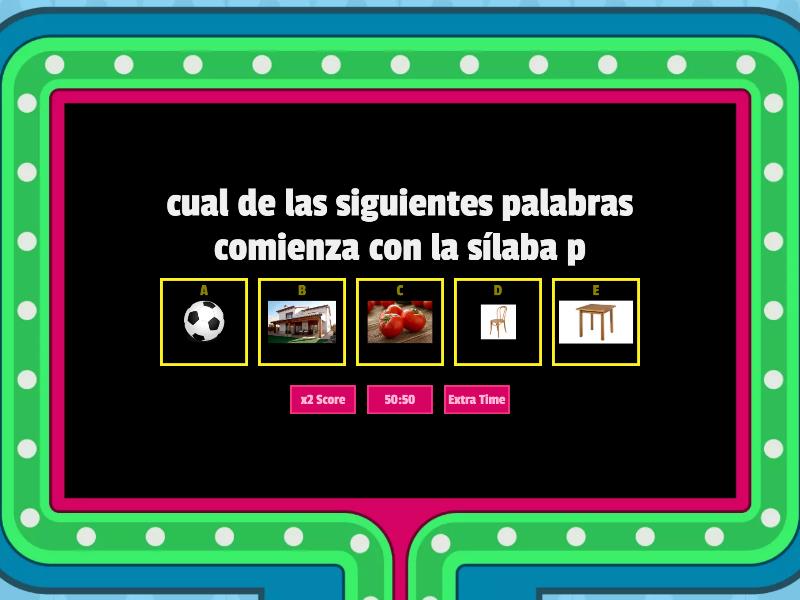 Silaba P. - Gameshow quiz