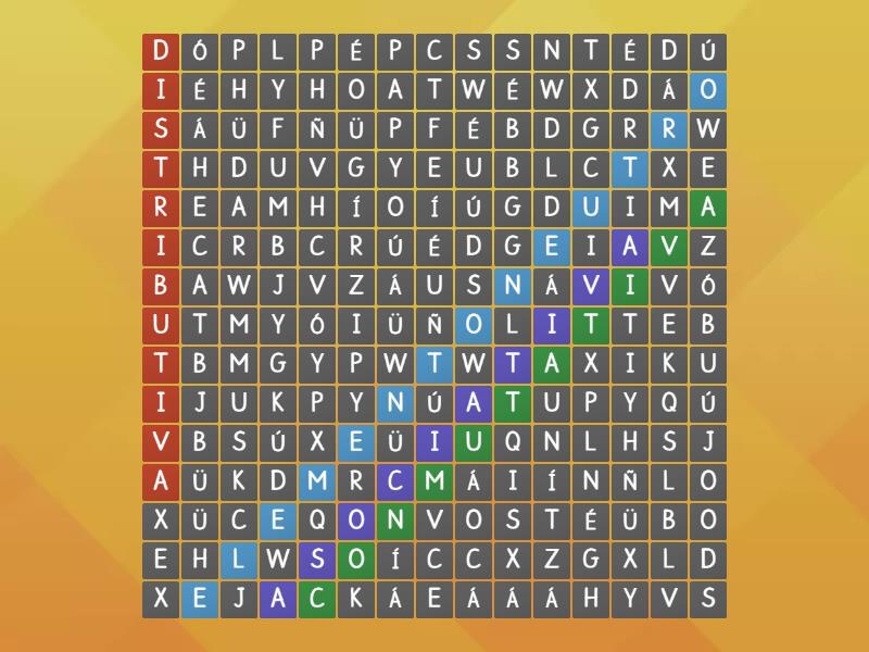 sopas de letras SUMA - Wordsearch