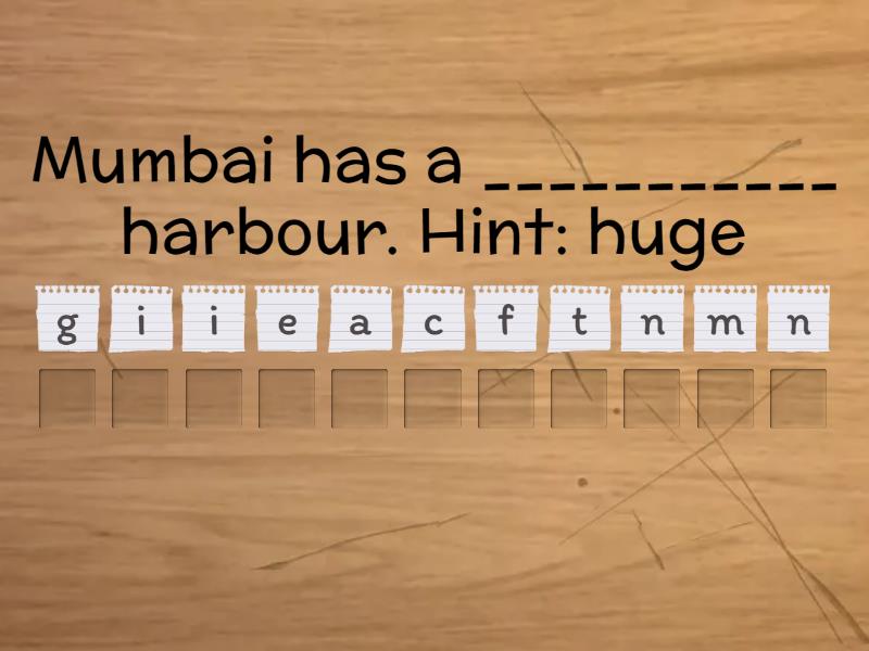 English-Spelling Bee Grade 5 - Anagrama