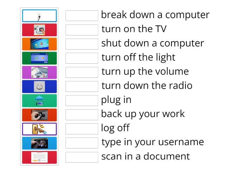 solutions 7E elem - Match up