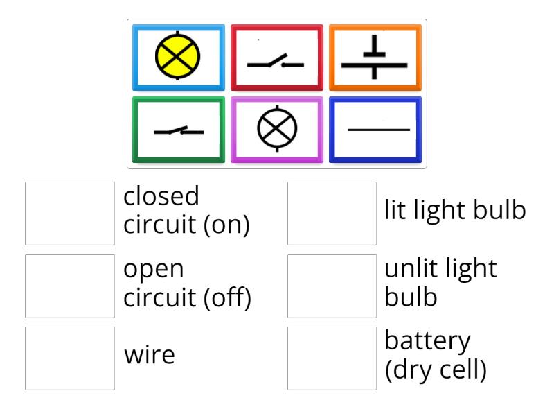 Circuits Symbols - Match up