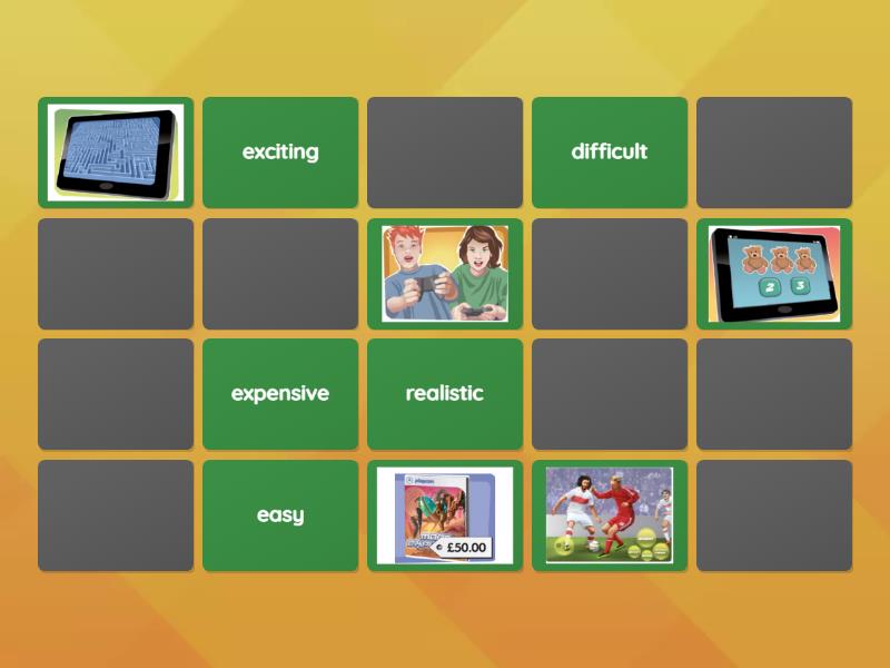 adjectives bright ideas 4 unit 2 - Matching pairs