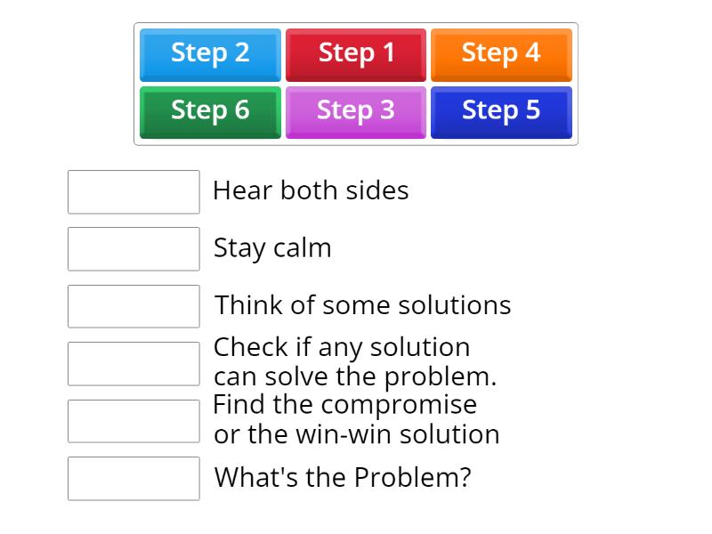 Conflict Resolution (Level 2) - Match up
