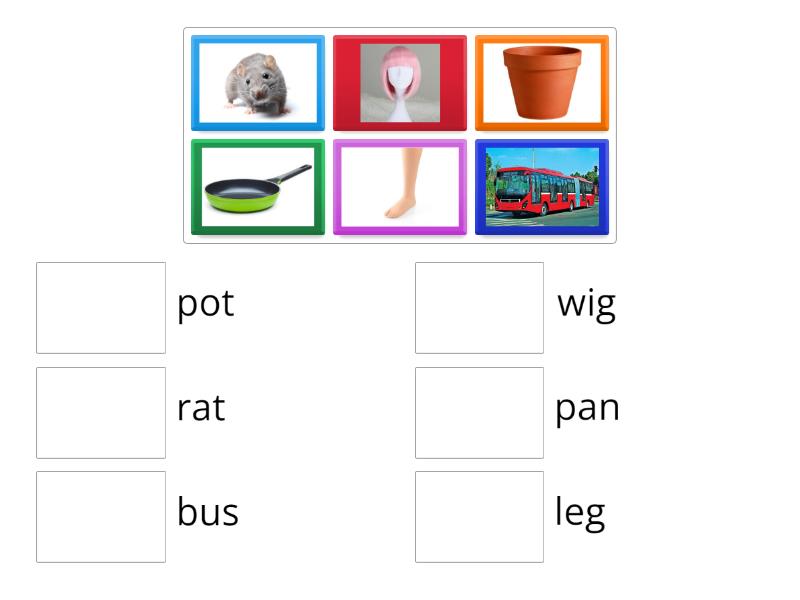 Pink Object Box 1 - Match up