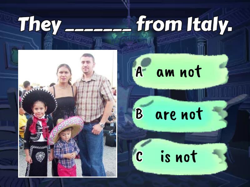 To be negative- questions - Quiz