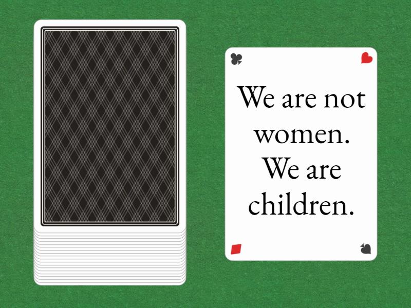 Level 2 am is are gr - Speaking cards