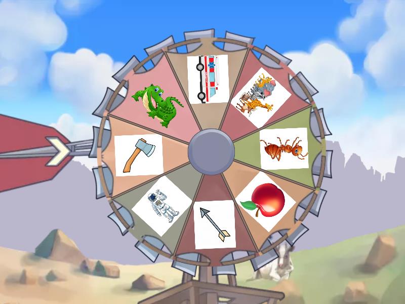 Alphabet Aa - Spin the wheel