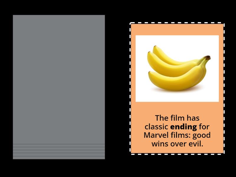 Today 3. Unit 5F. Banana game, student A. - Speaking cards