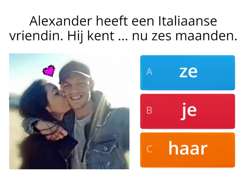 Th 6 De Opmaat Personaal pronomen - Cuestionario