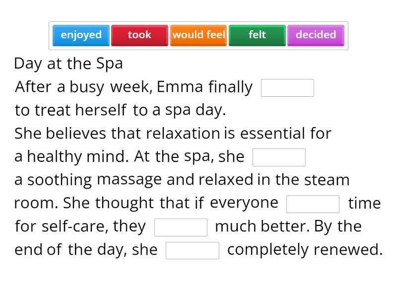 Real and Unreal Situations - Complete the sentence