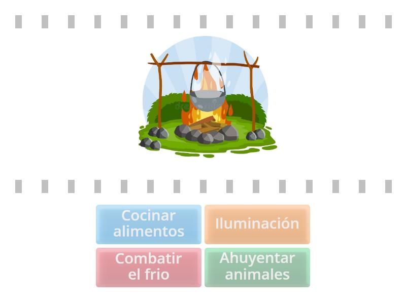 Uso y funciones del fuego - Find the match