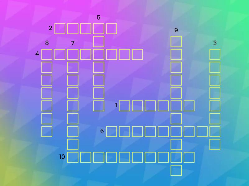 Verbs and Nouns from Adjectives - Crucigrama