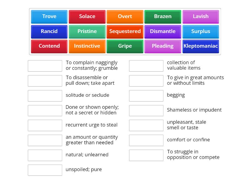 Unwind - Part 1 - Match up