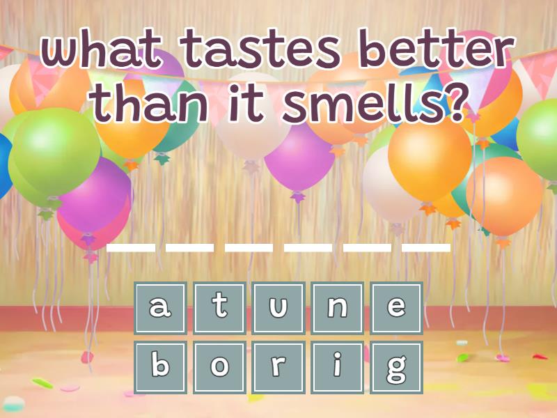 Riddles - Spell the word