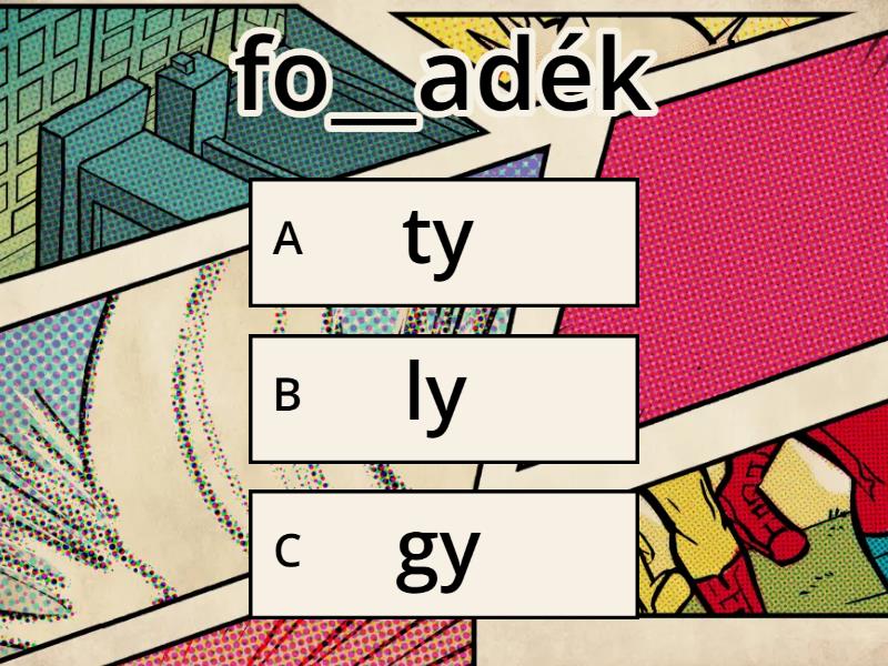 ty-ly-gy differenciálása - Quiz