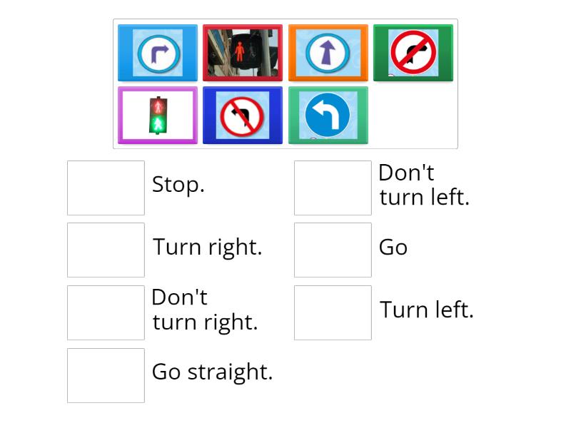 Road signs - Match up