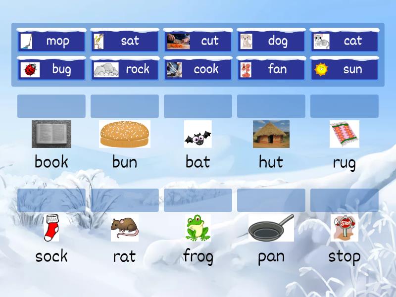 Rhyming Words - Match up