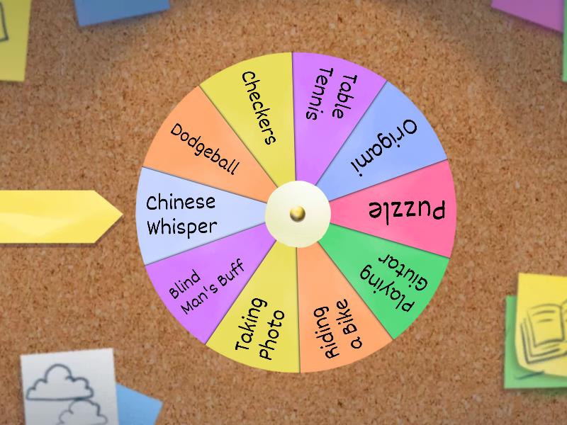 GAMES AND HOBBIES - Random wheel