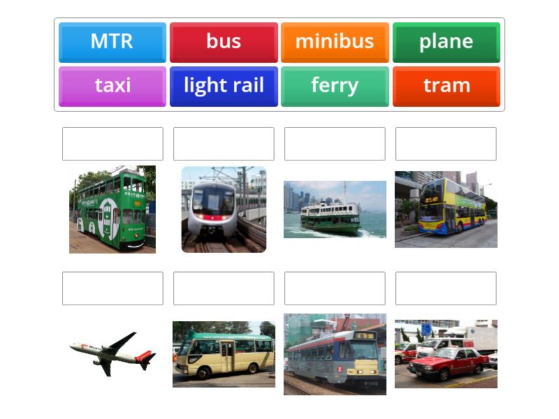 Transportation - Match up