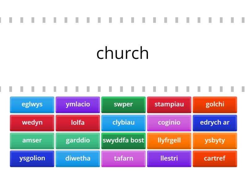 Uned 5 Mynediad A - Find the match