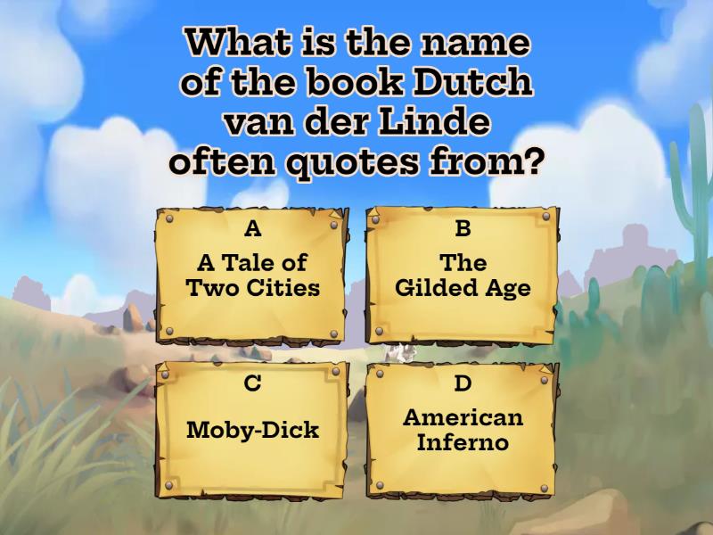 Red dead redemption 1 London Centre of English Wlodawa - Quiz