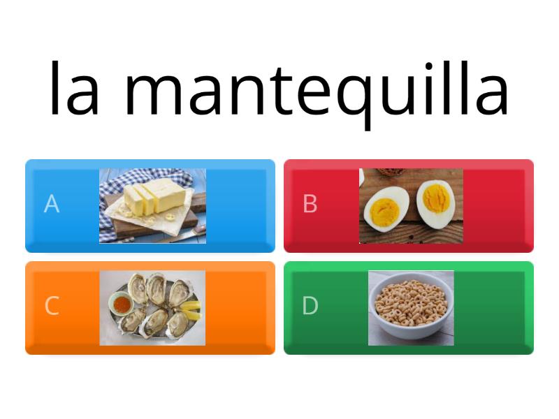 La comida - Quiz