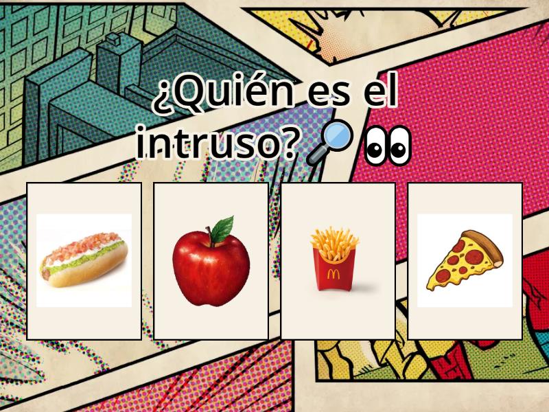 ¿QUIÈN ES EL INTRUSO? - Cuestionario