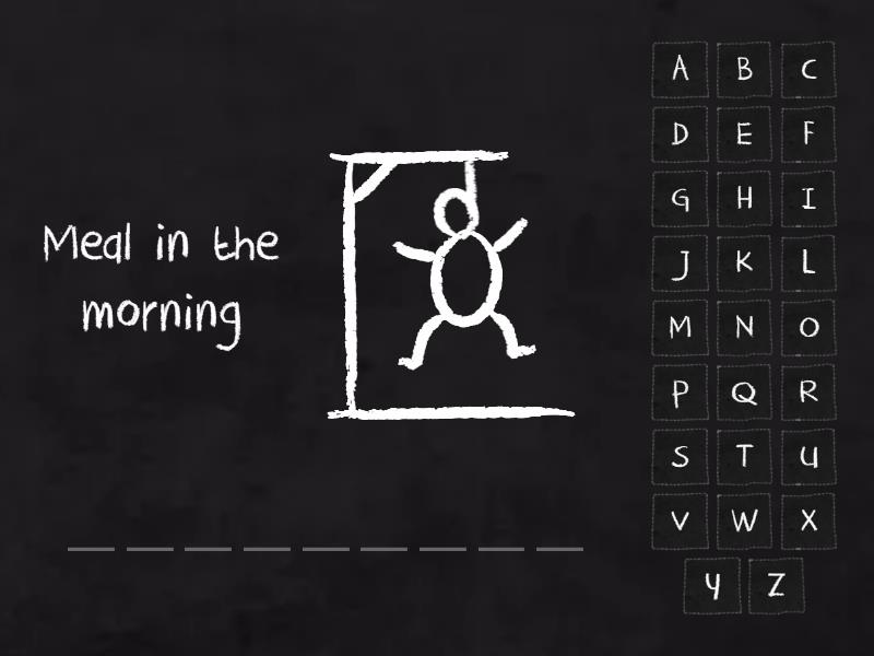 Hang-FOOD - Hangman