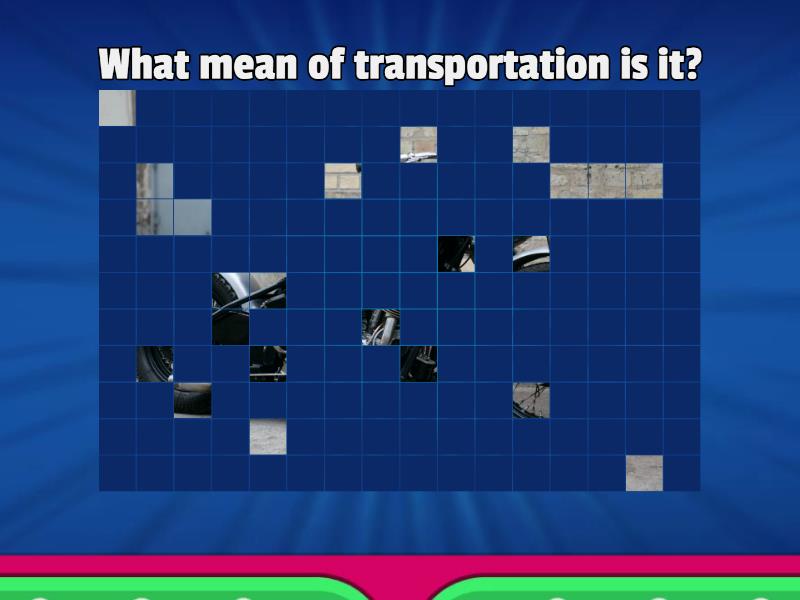 Observa y adivina los medios de transporte - Image quiz
