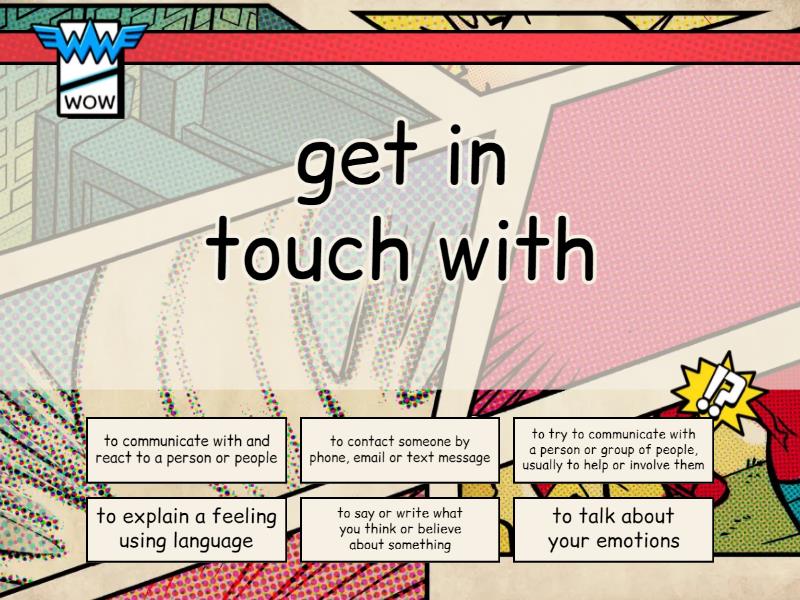 Empower B1+ Unit 1 (1A) Talk Vocabulary - Find the match