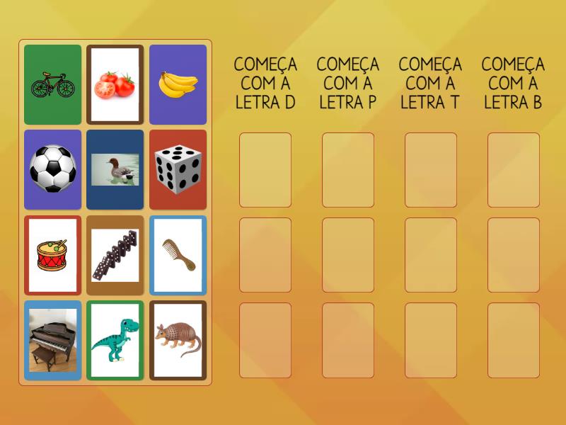 LETRAS INICIAIS - Group sort