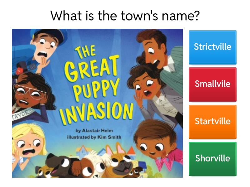 The Great puppy invasion - Quiz