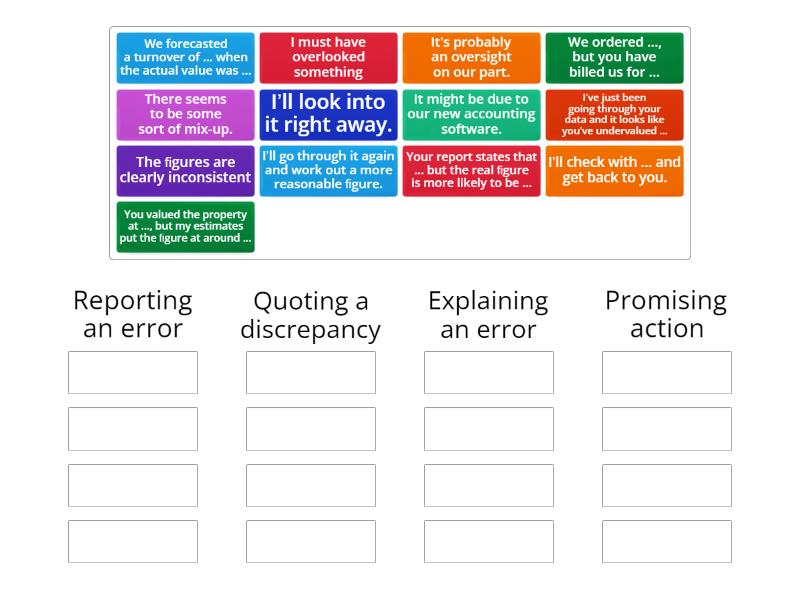 Reporting and explaining errors_phrases - Group sort