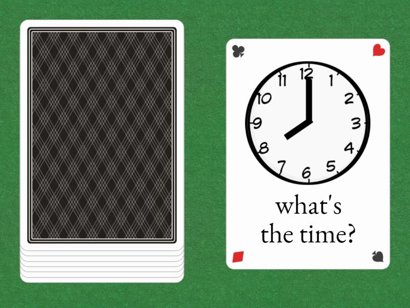 what's the time ff2 u8l2 - Speaking cards