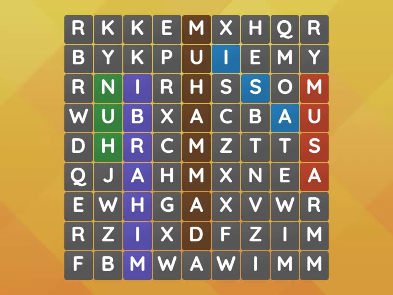 TEBAK RASUL ULUL AZMI - Wordsearch