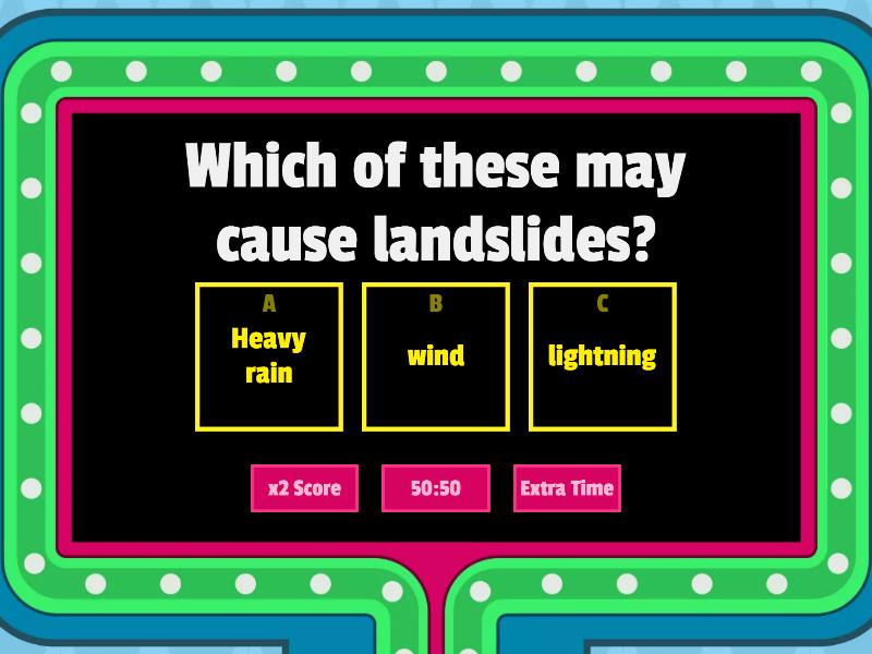 Mini game - Gameshow quiz