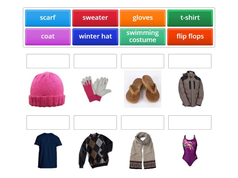 Summer and winter clothes - Match up