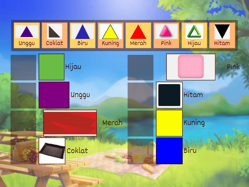 Mengenal Warna - Match up