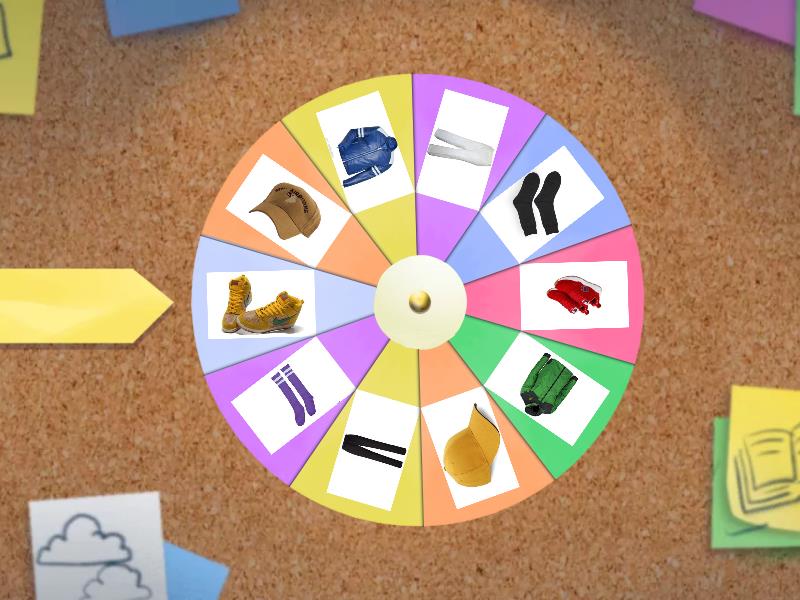The dressing game - Random wheel