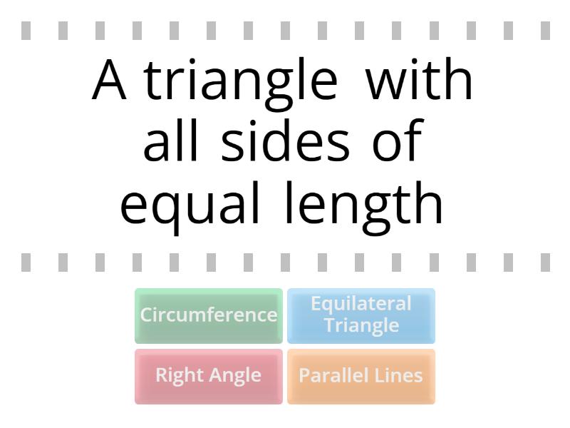 Geometry Match-Up - Find the match